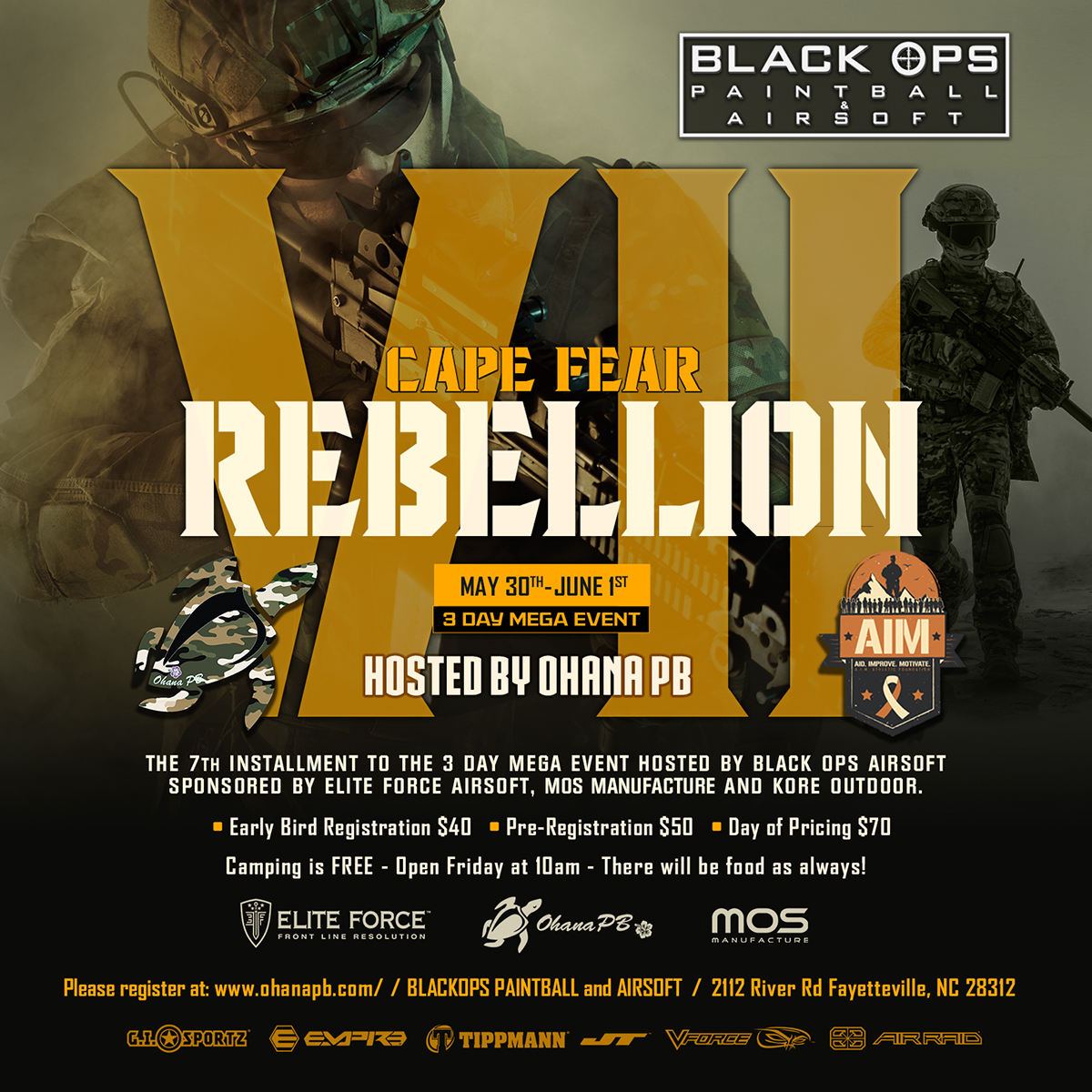 Cape Fear Rebellion VII | Black Ops Airsoft May 2025